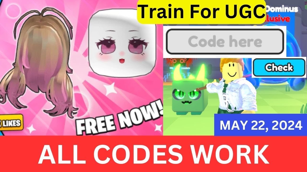 *All CODES WORK* Limited Time Train For UGC ROBLOX, May 23, 2024 - YouTube