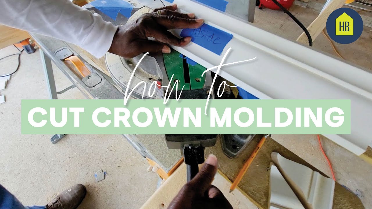 How to Cut Crown Molding I HB - YouTube