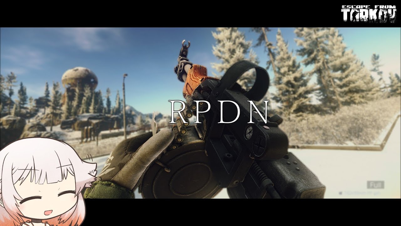 RPDN 新武器RPD!! 7.62x39mm最速レートで戦います。【ONE実況】【タルコフ】【EFT】 - YouTube