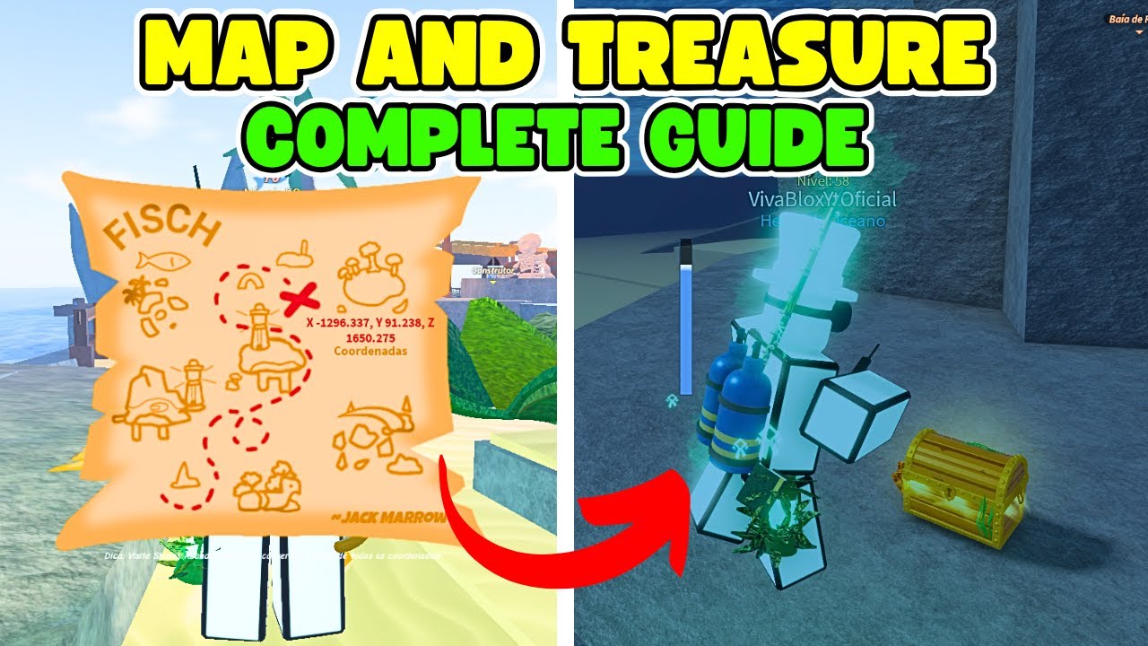 HOW TO FIND MAP AND CHEST IN FISCH - YouTube