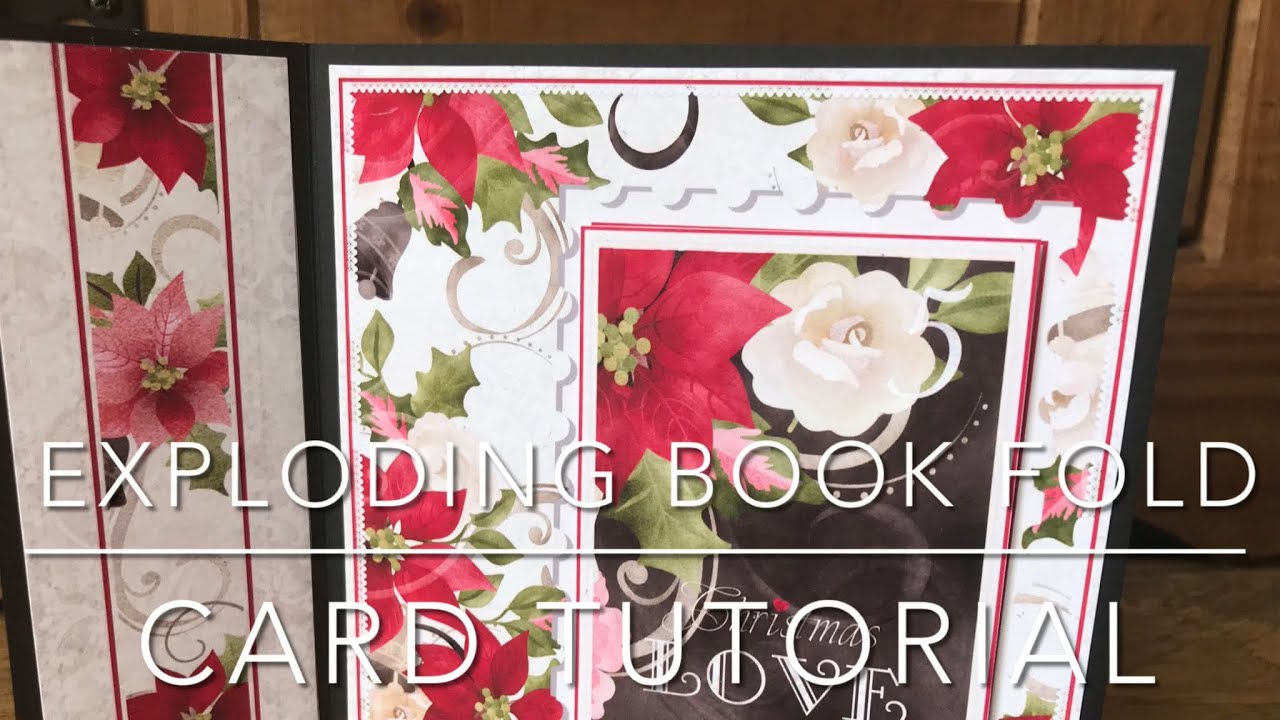 Exploding Book Fold Card Tutorial - YouTube