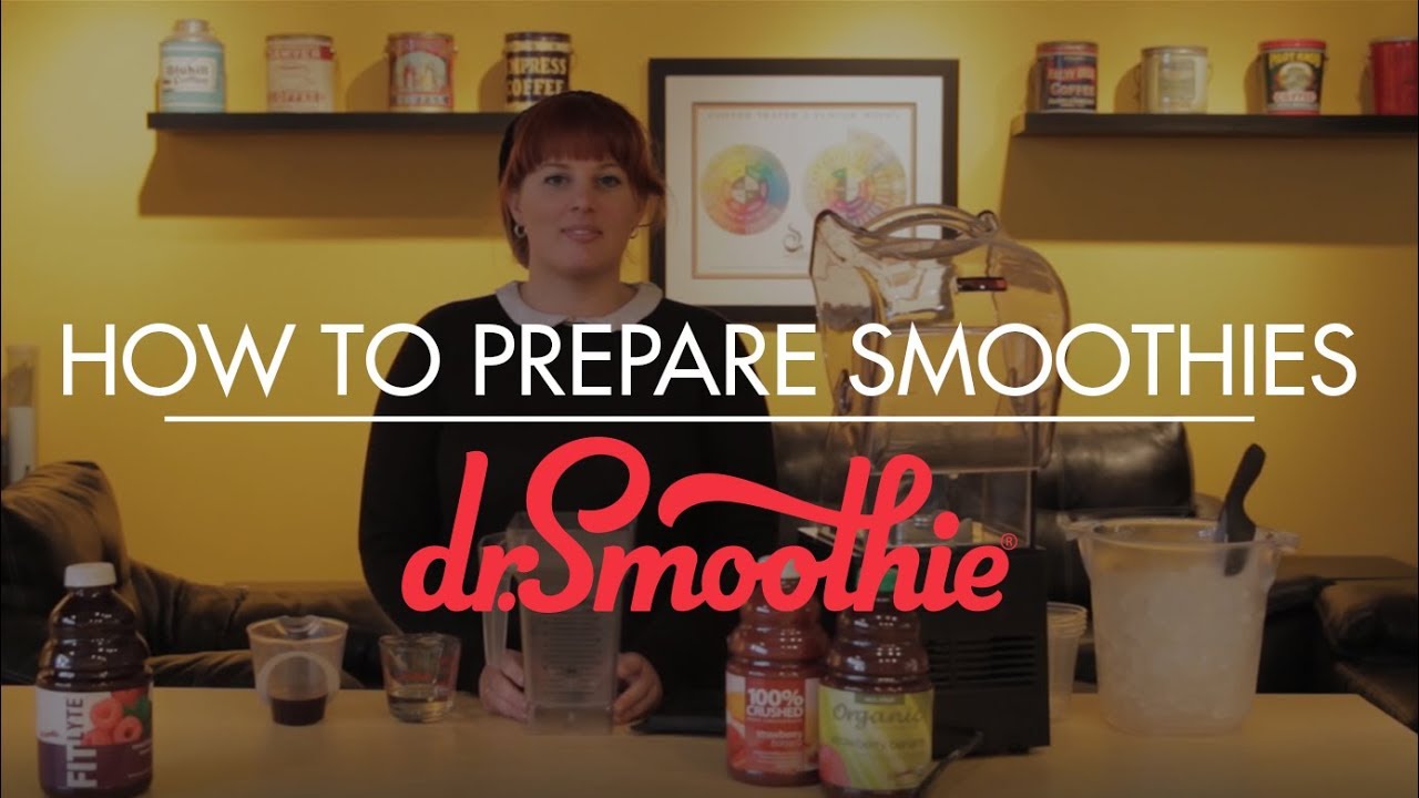 How to Prepare Smoothies | Dr. Smoothie 100% Crushed and Organics - YouTube