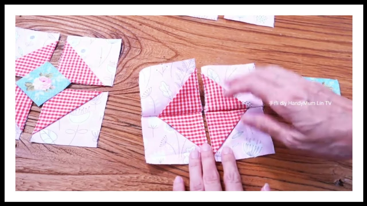 EASY Patchwork┃Small piece fabric scraps idea - YouTube