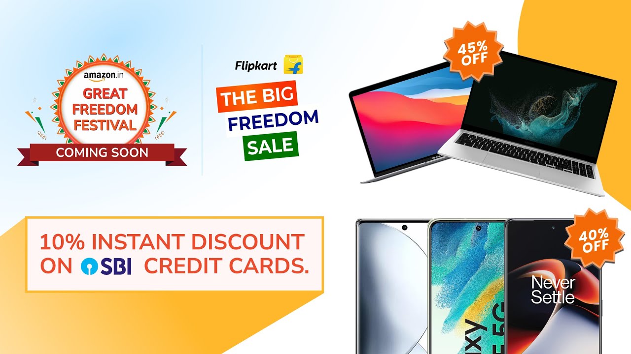 Deals you can't miss on Amazon Great Freedom Sale & Flipkart Big ...