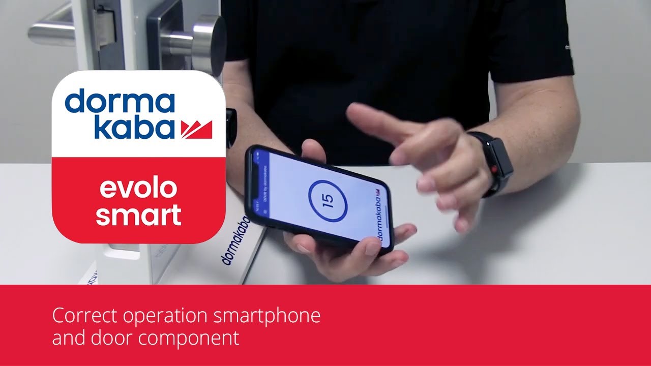 evolo smart - Correct operation smartphone and door component - YouTube