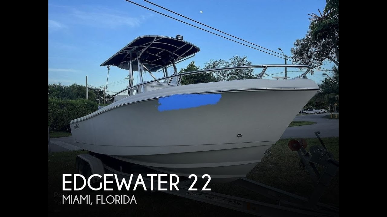 [UNAVAILABLE] Used 2005 Edgewater 22 in Miami, Florida - YouTube