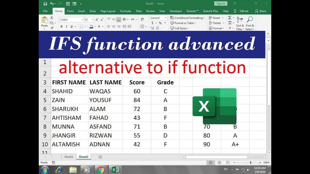 Ifs Function Advanced Youtube