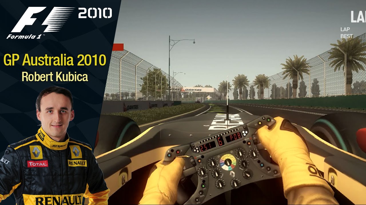 F1 2010 - Robert Kubica (Renault) GP da Austrália - YouTube