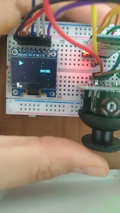 stm32 potentiometer read and display - YouTube