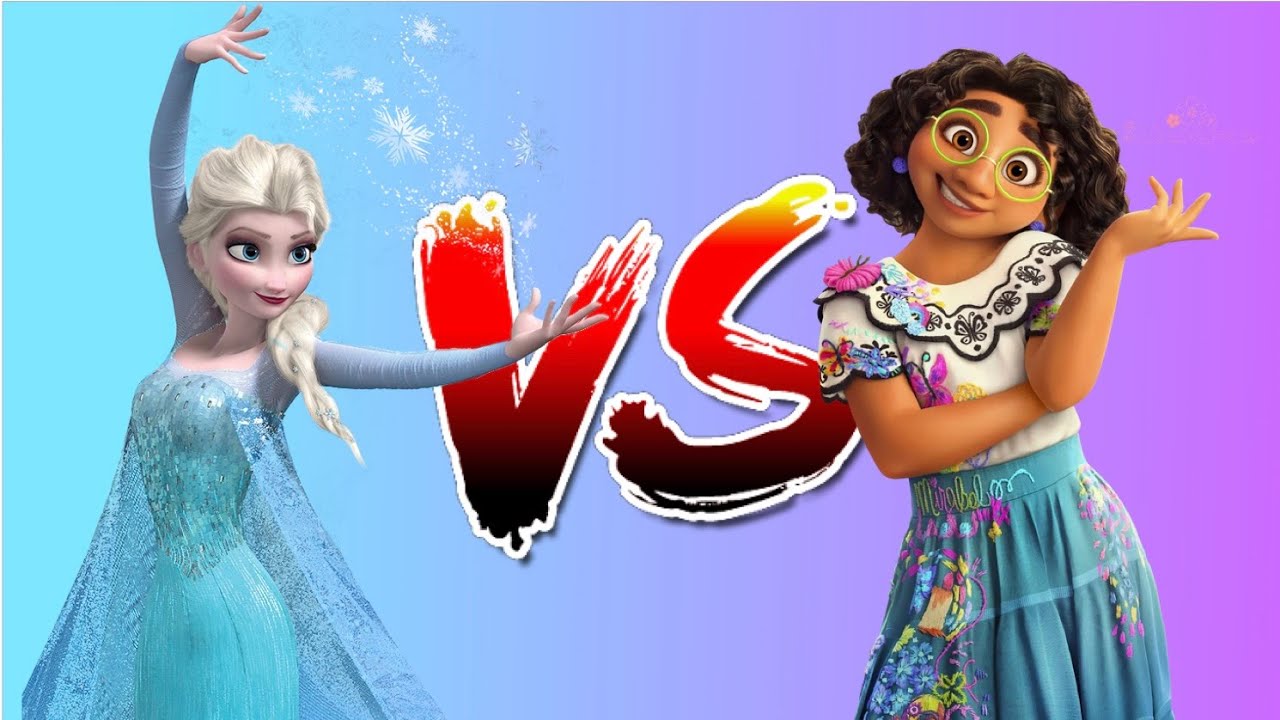 Elsa vs Mirabel | Frozen Jump Battle | Brain Break - YouTube