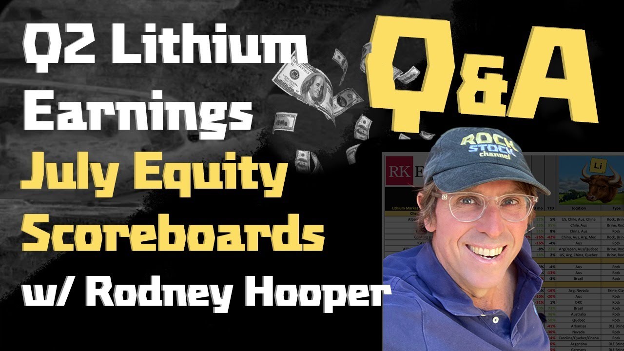 Q & A w/ Rodney Hooper: Q2 Lithium Earnings & July Equity Scoreboards ...