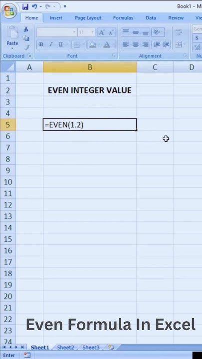 Even Formula In Microsoft Excel. #excel #computereducation #exceltips #microsoftexcel # ...