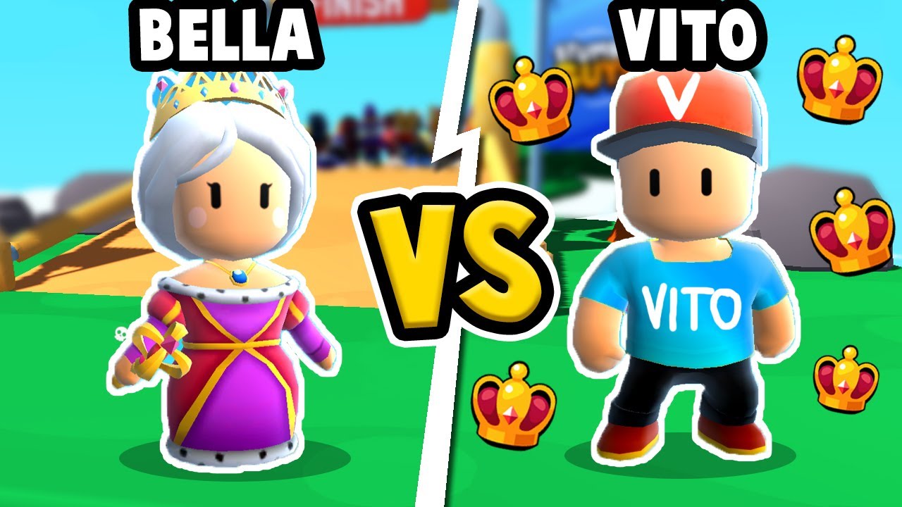 VITO VS BELLA W STUMBLE GUYS! (Noob vs Pro) - YouTube