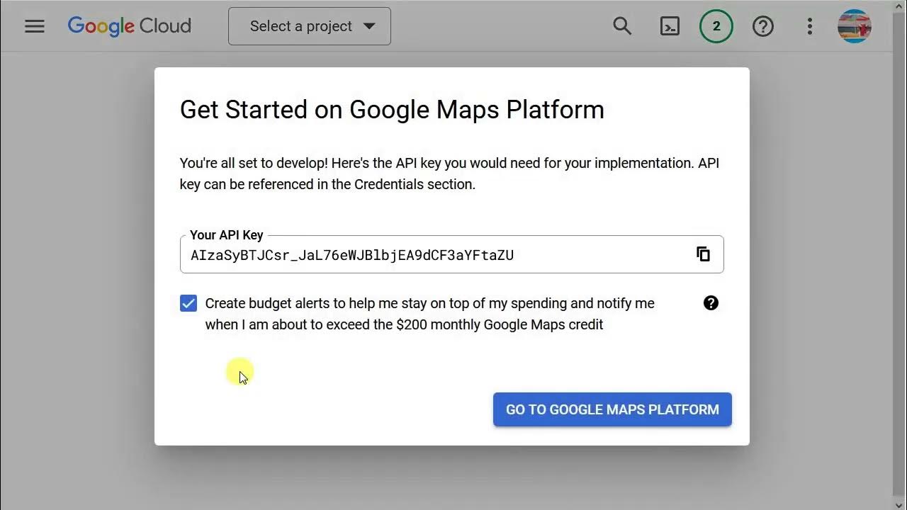 Adding a Google Maps project. Adding domains to the map. Getting an Google Map API key. Check ...