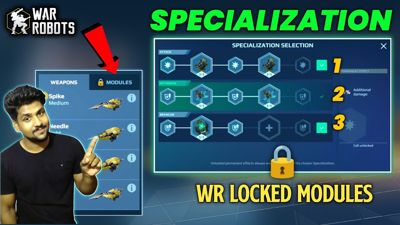 War Robots Modules Lock 🔒 | New moduls SPECIALIZATION | war robots ...