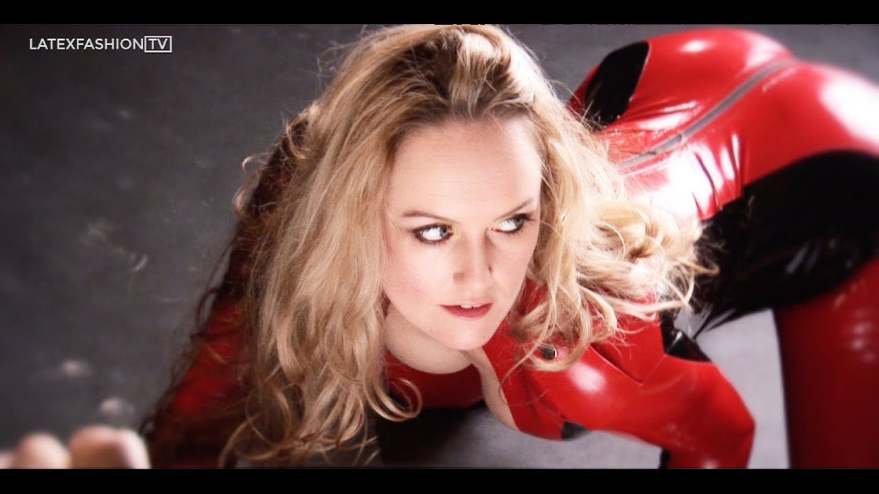 Emma Alexa - Bondinage Latex Catsuit | LatexFashionTV - YouTube