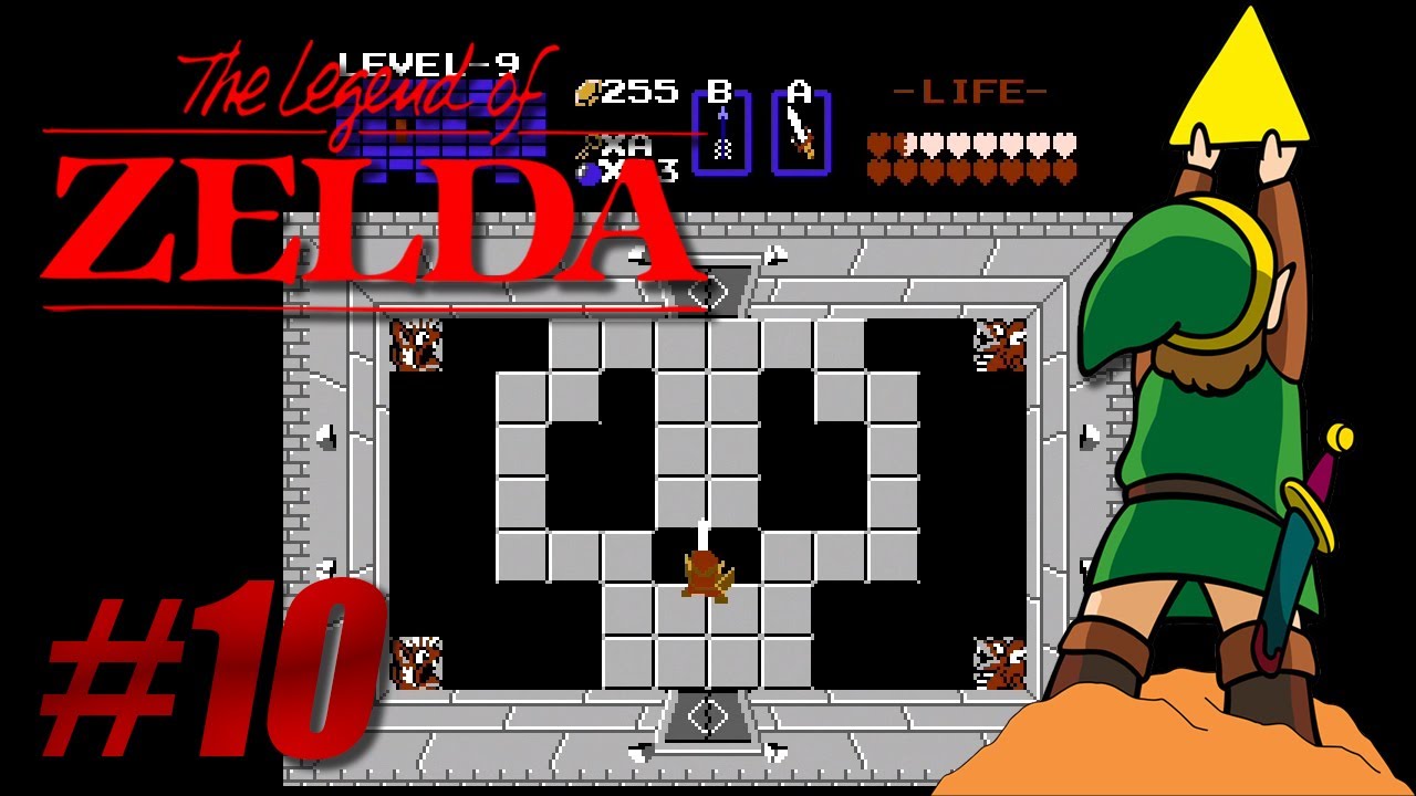 The Legend of Zelda (NES) Walkthrough Part 10 - Level 9: Death Mountain ...