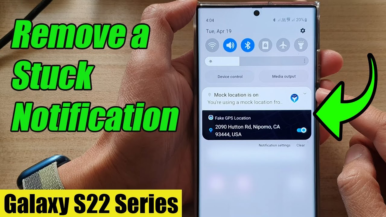 Galaxy S22/S22+/Ultra: How to Turn Off a Stuck Notification That Won't ...