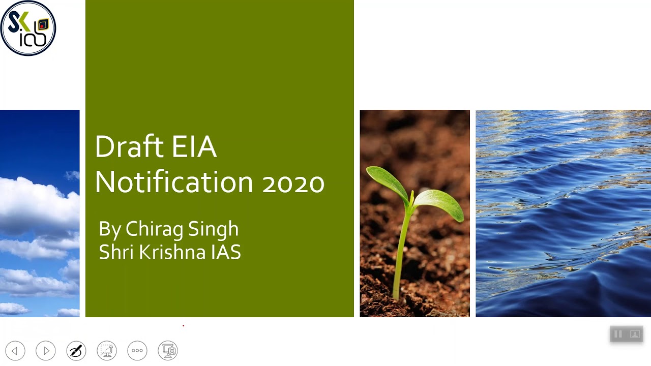 Draft EIA Notification 2020 upsc daily current affairs - YouTube