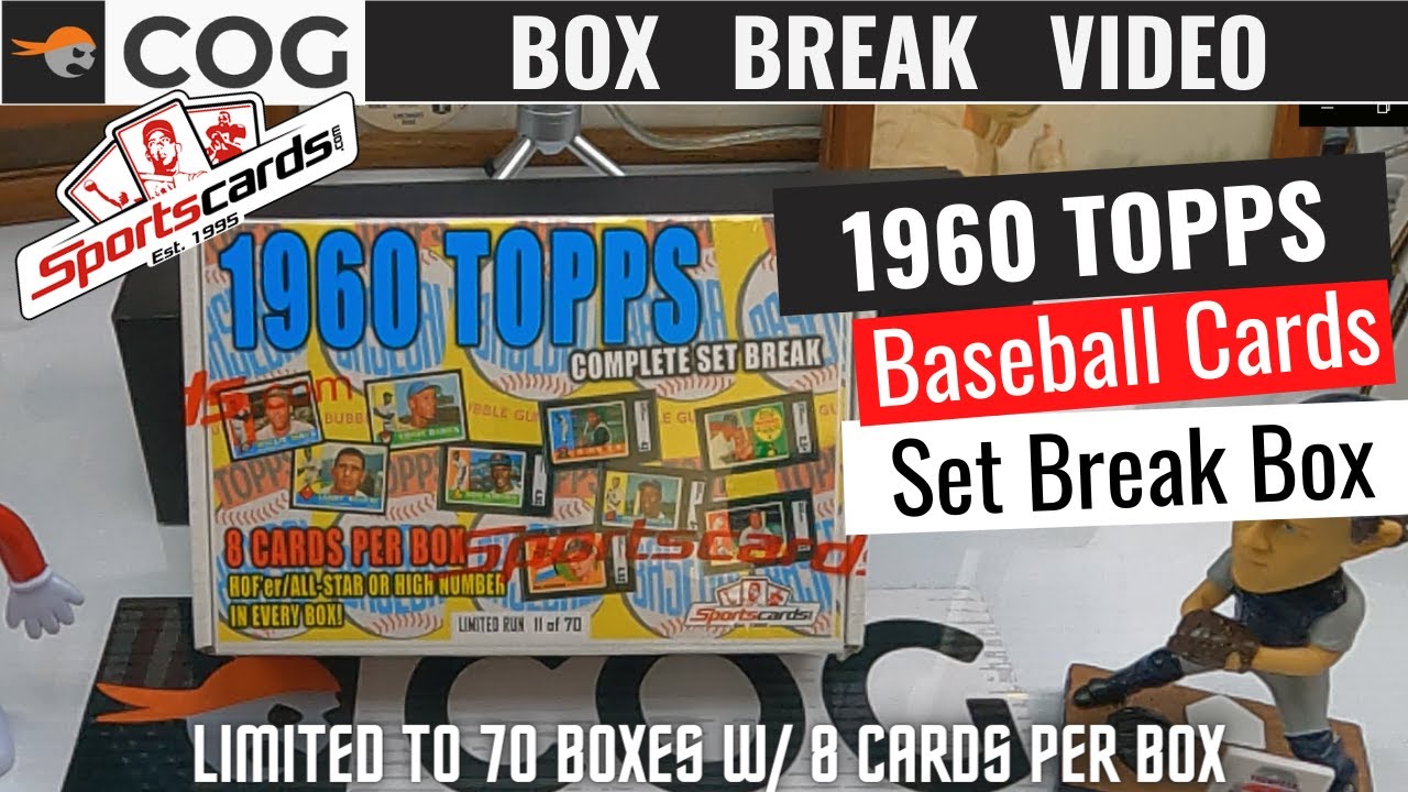 1960 Topps Baseball Cards Chase Box - YouTube