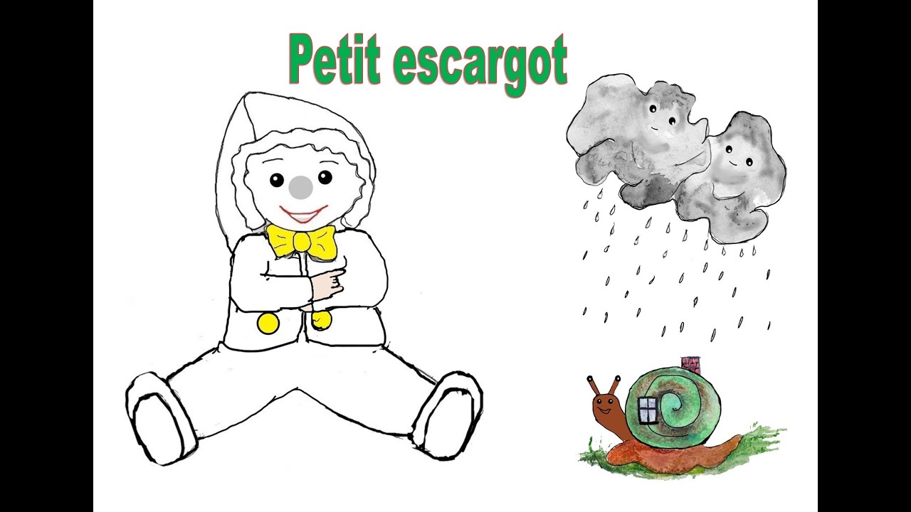 PETIT ESCARGOT COMPTINE POUR LES TOUT- PETITS www.sabinemusic-enfants ...