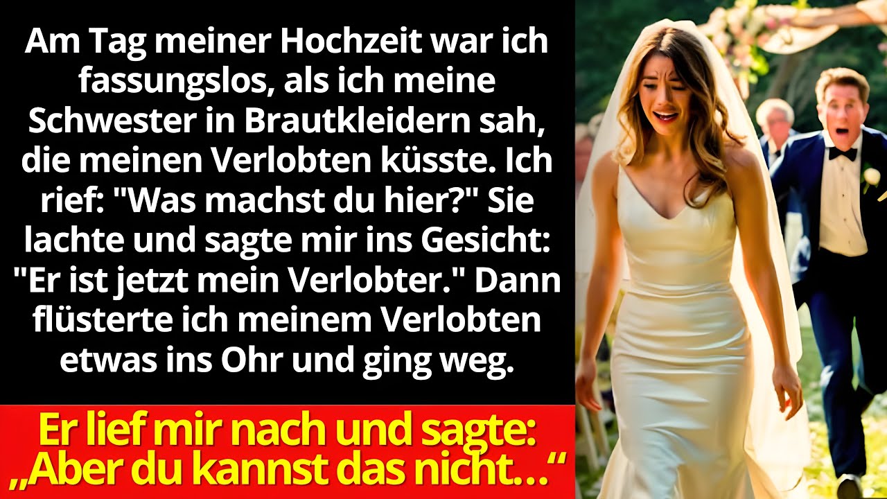 Am Tag meiner Hochzeit fand ich meine Schwester in einem Brautkleid mit ...
