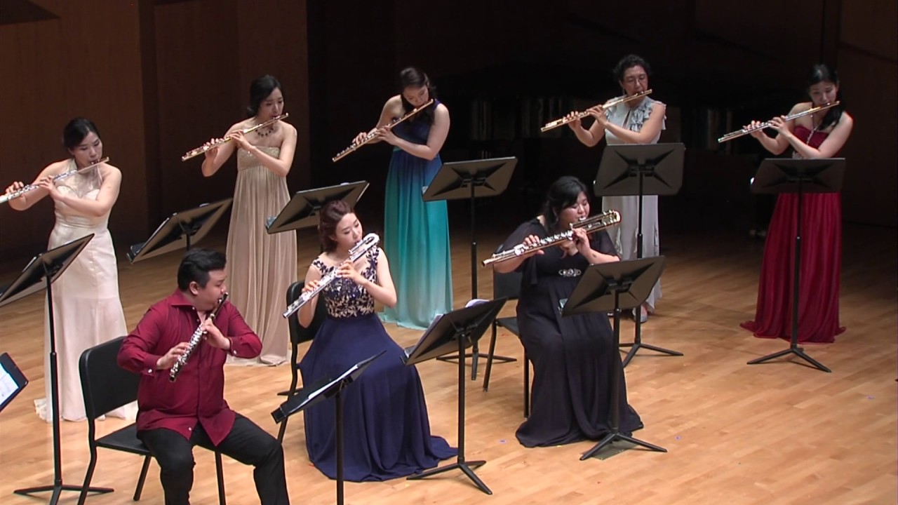 Tango Ballet for Flute Choir Asher Flute Ensemble - YouTube