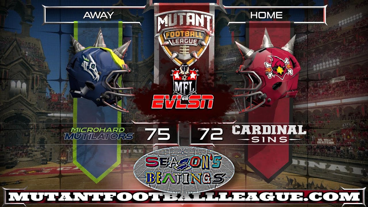 Mutant Football League - Gameplay 172 "Mutilators vs Sins" - YouTube