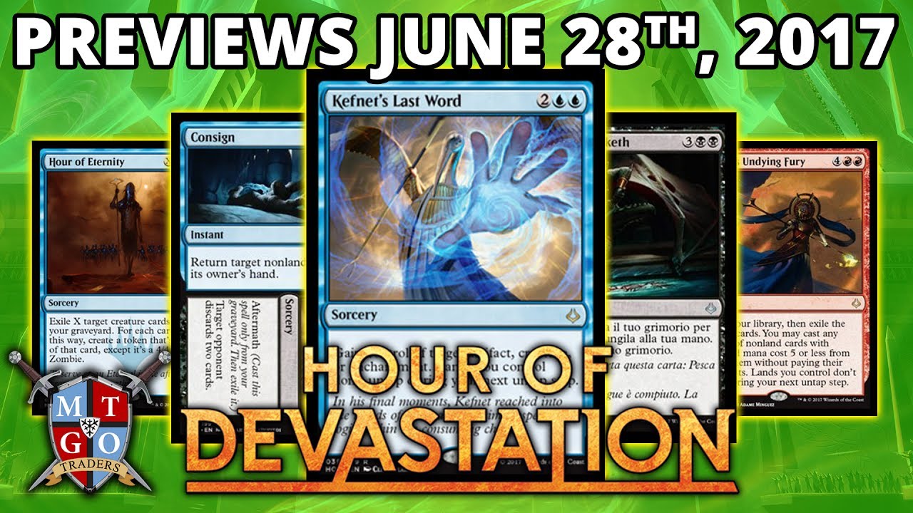 Hour of Devastation Previews June 28th, 2017 Kefnet's Last Word, Hour ...