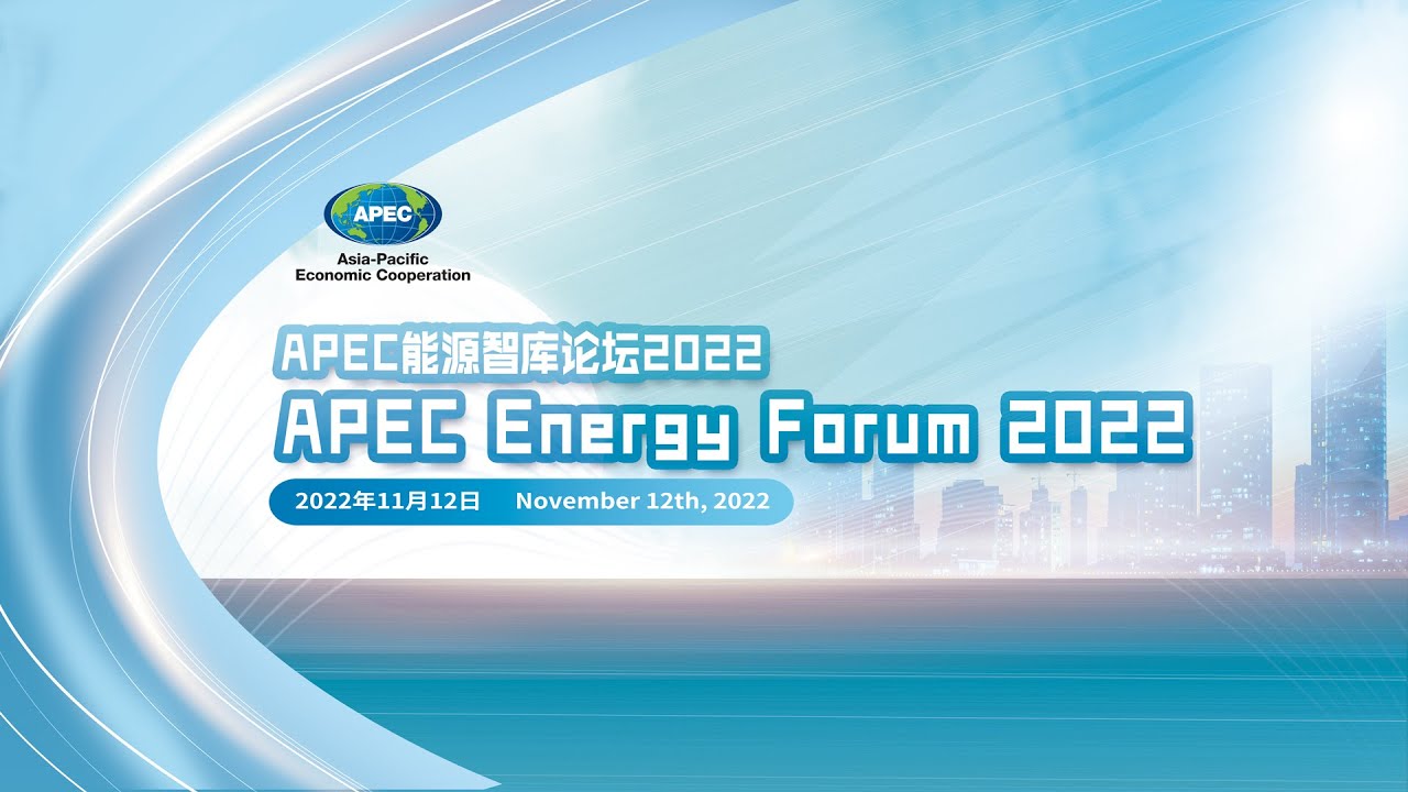 Live: APEC Energy Forum 2022 on trends in energy transformation - YouTube