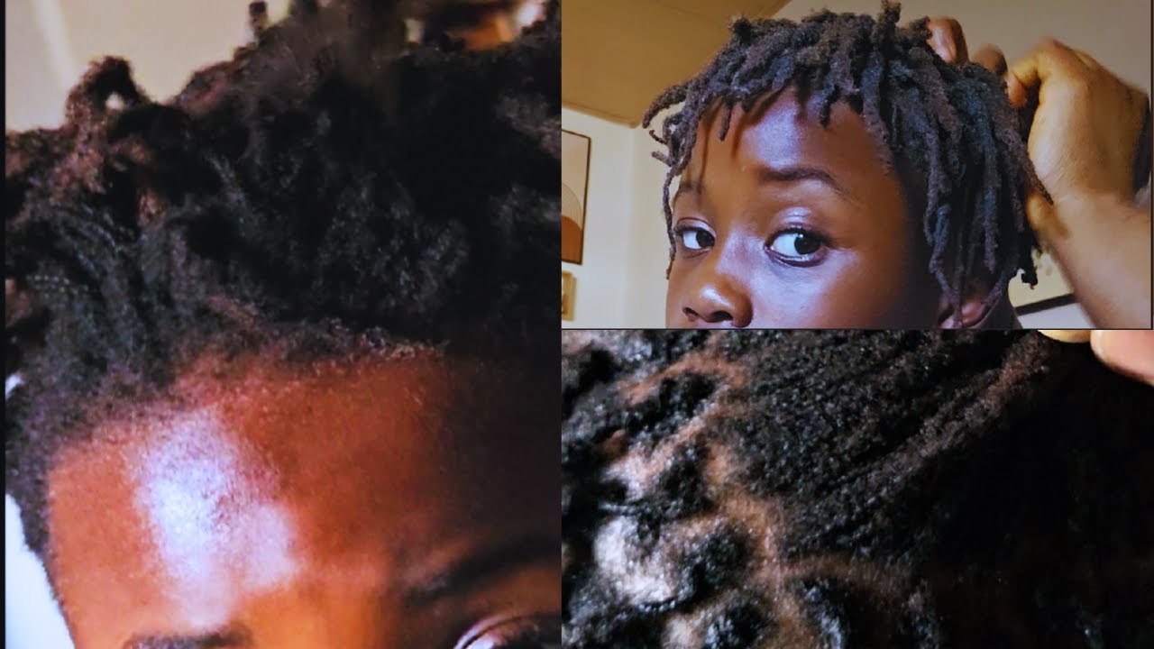 Easy dread Locs refresh at Home// Quick and affordable routine for kids ...