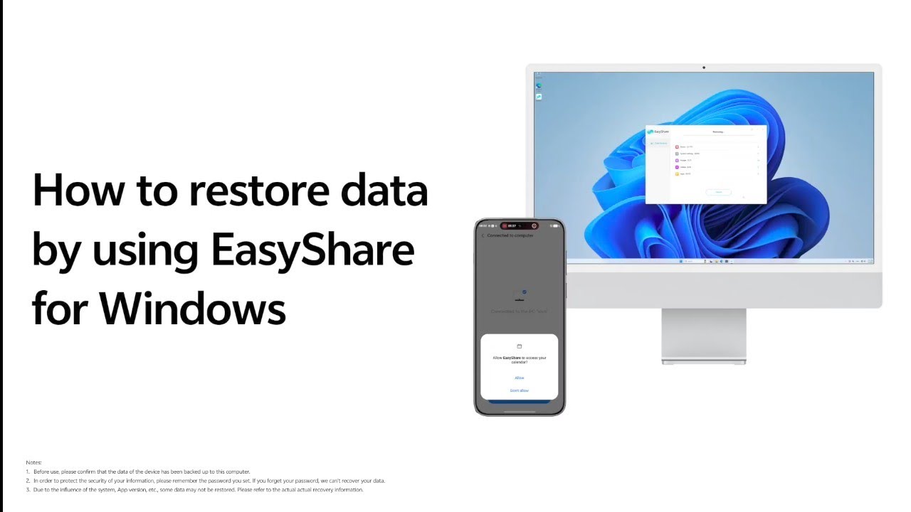 How to restore data by using EasyShare for Windows| vivo OriginOS6 Tips ...