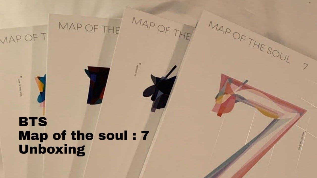 Unboxing 방탄소년단 Album Map of the Soul: 7 all version - YouTube