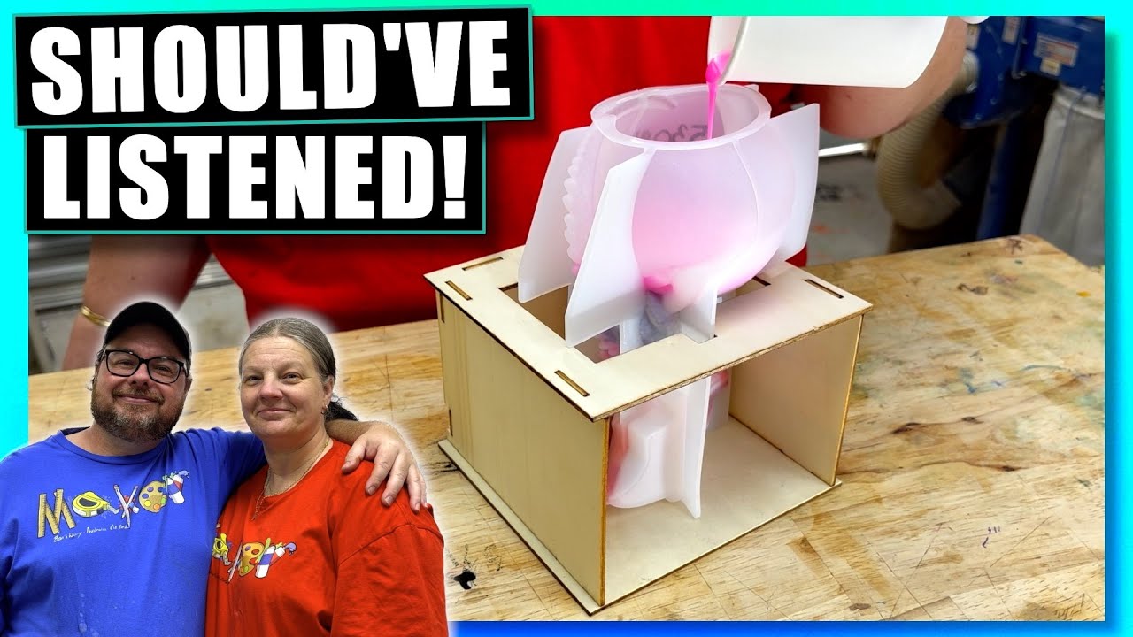 We BENT The Rules With Our New Resin Mold! - YouTube