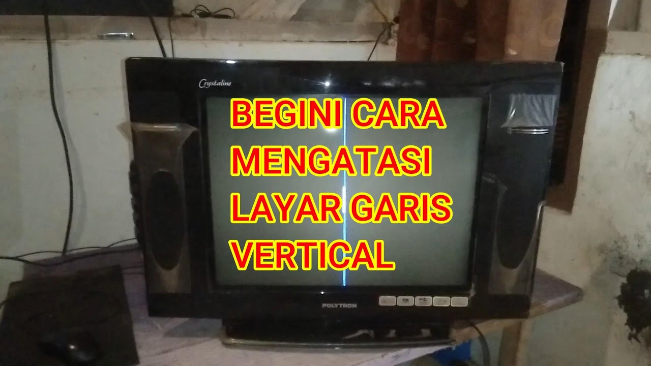 LAYAR TELEVISI POLYTRON SLIM BERGARIS VERTICAL?....SAYA KASIH TAHU ...