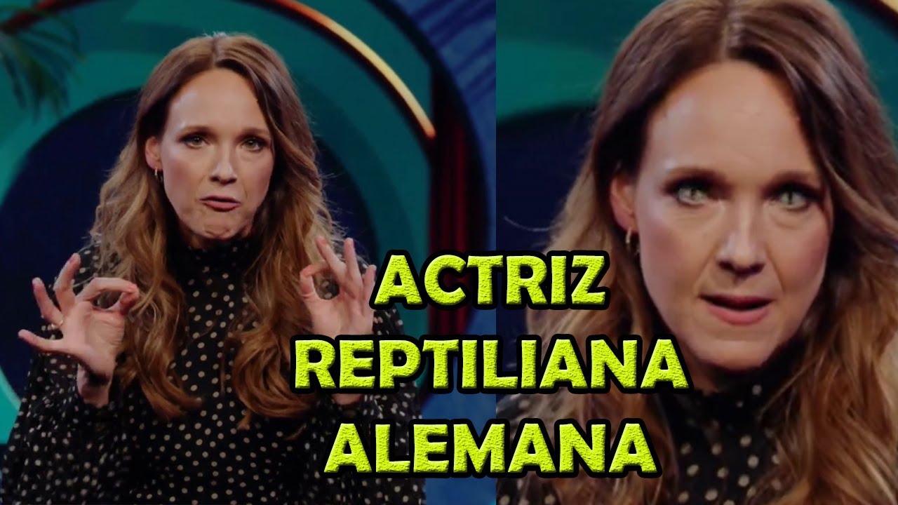 ACTRIZ DE ALEMANIA REPTILIANA ? CAMBIA FORMA DE OJOS German actress ...