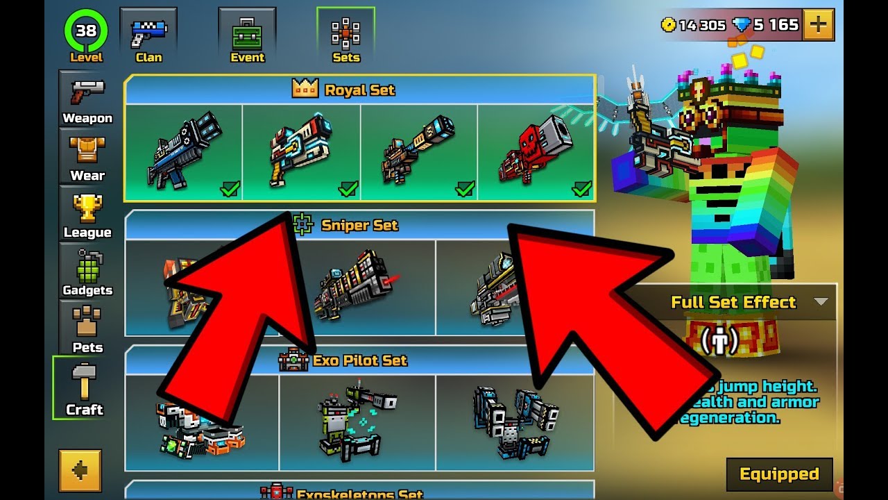 HOW TO GET THE ROYAL SET IN PIXEL GUN 3D FOR FREE!!!!! - YouTube