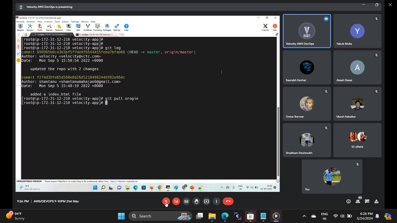 Practical On Git Merge Conflict Situation I Lec-04 I Devops full Course. - YouTube