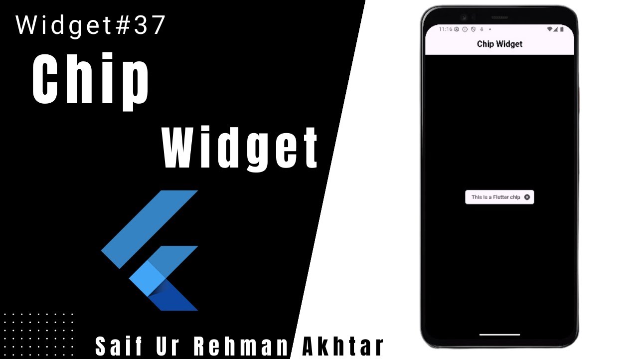 Flutter Chip Widget Explained | Flutter 215+ Widgets Series (Urdu/Hindi) - YouTube