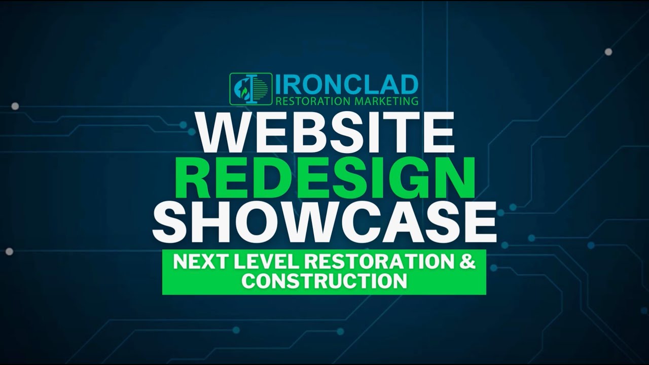 Before & after website redesign - Next Level Restoration & Construction ...