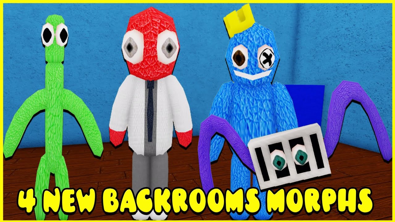 How To Get ALL 4 NEW REALISTIC MORPHS in Backrooms Morphs - ROBLOX ...