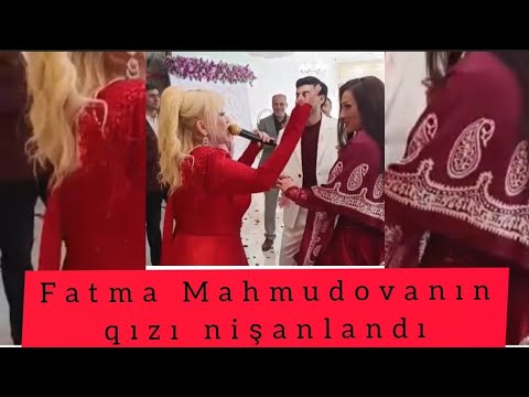 FATMA MAHMUDOVANIN QIZININ NİŞANINDAN MARAQLI GÖRÜNTÜLƏR