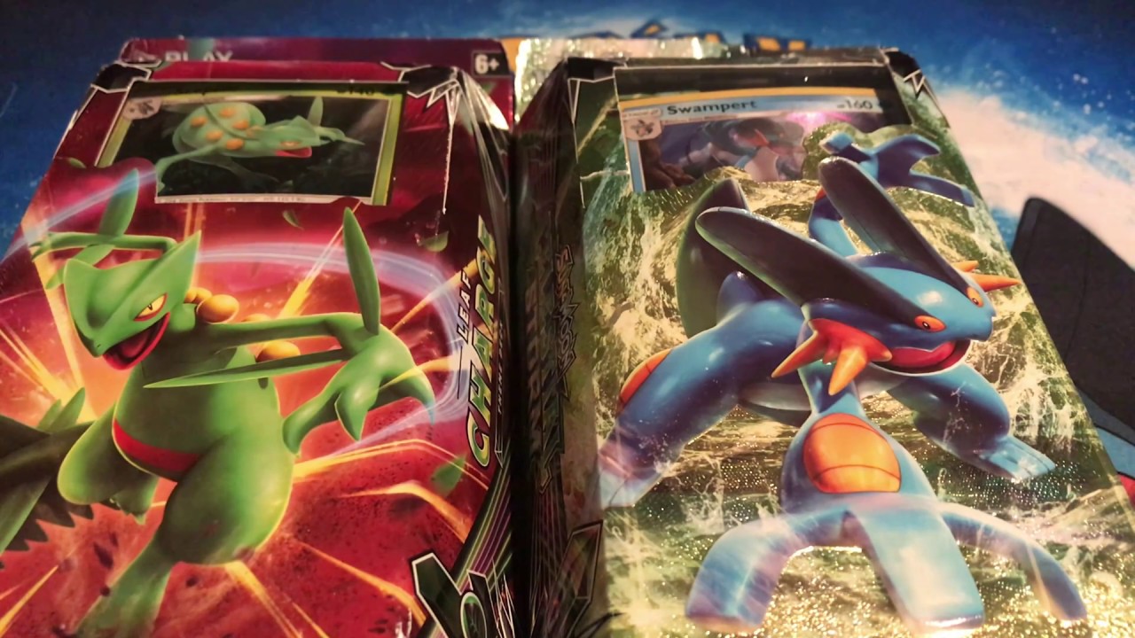 Pokemon! Swampert and Sceptile Celestial Storm Theme Deck Opening! - YouTube