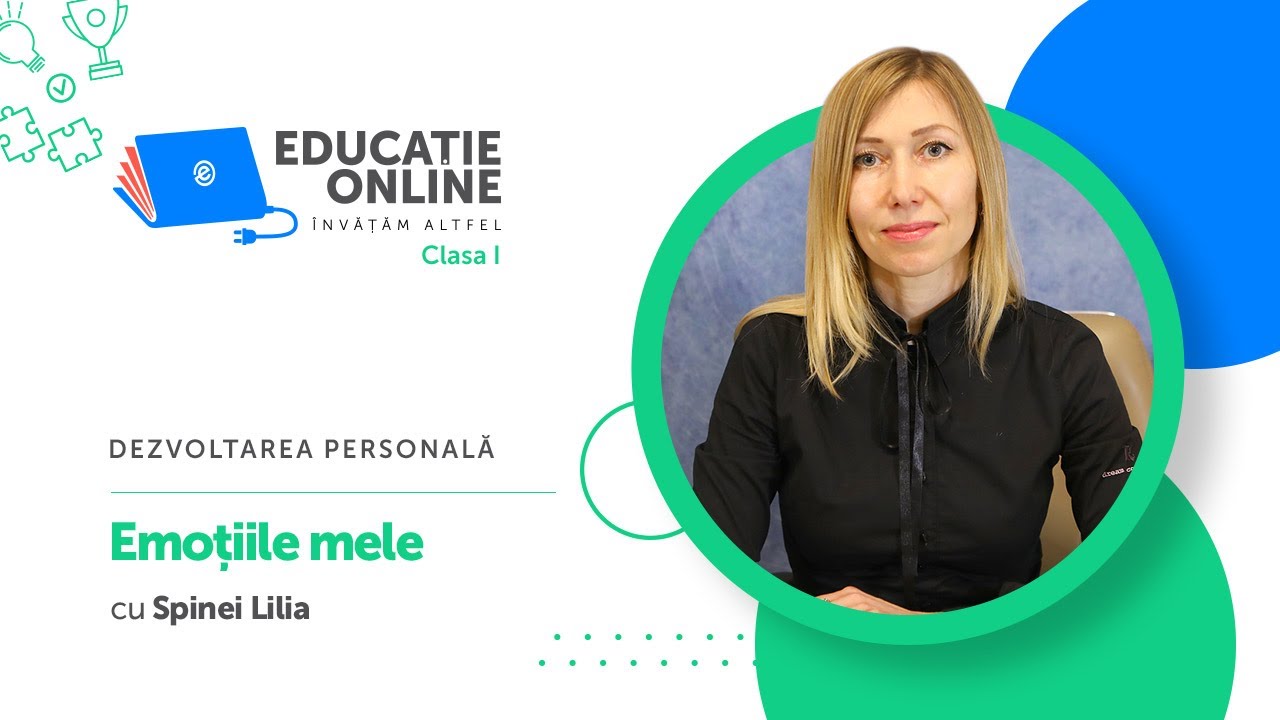 Dezvoltarea personală, clasa I, Emoțiile mele - YouTube