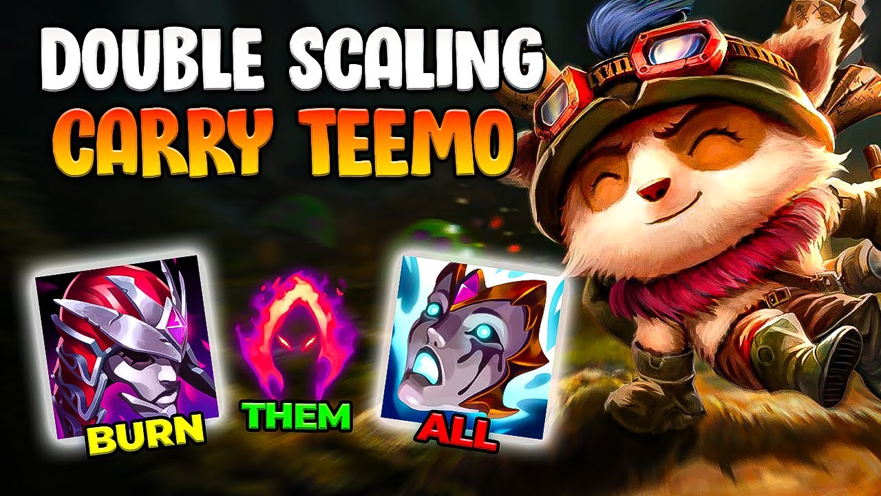 The NIGHTMARE of every Top Laner! Captain TEEMO on duty! - YouTube