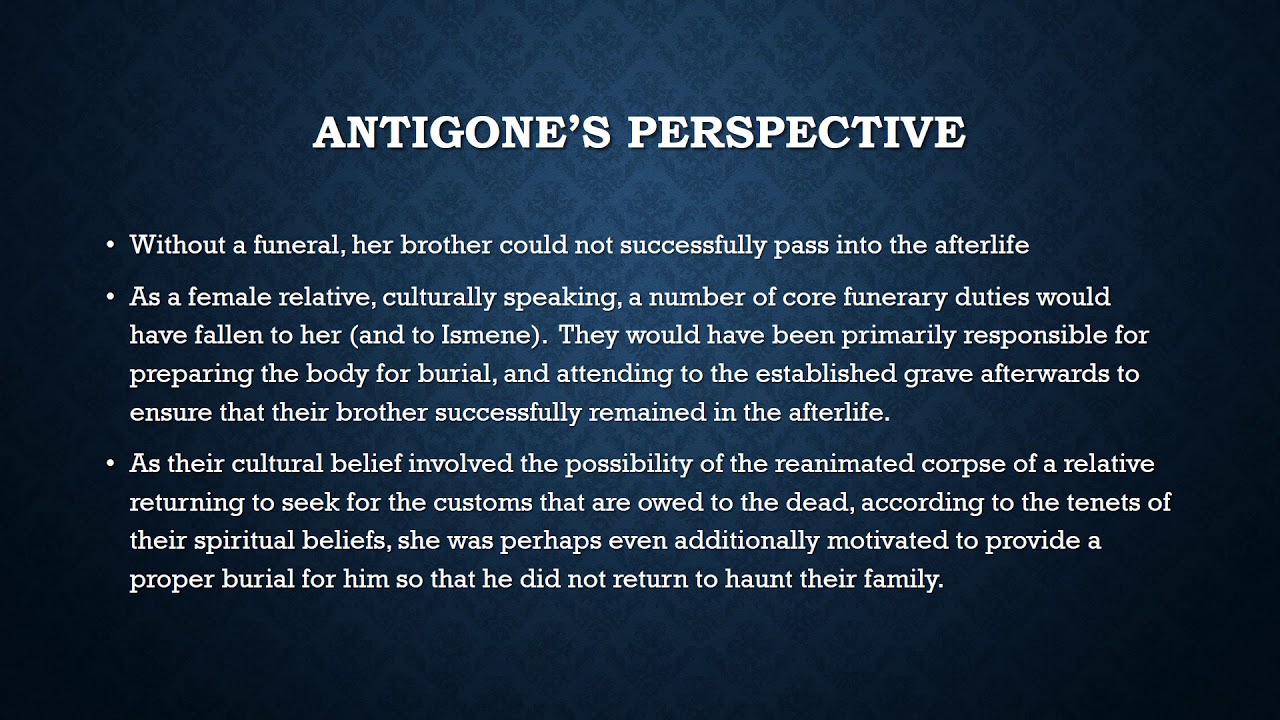 Understanding Antigone's Choice: Ancient Greek Funeral and Burial ...