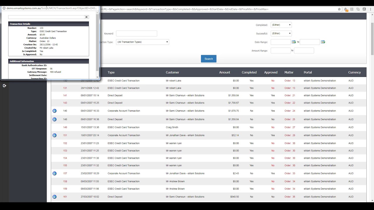 Merchant - Transactions - Reconciliation - YouTube
