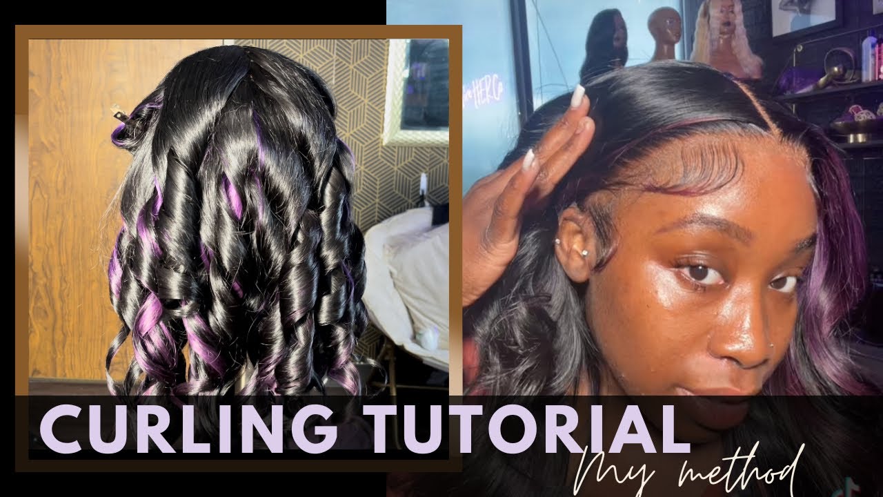 Bomb Barrel Curler Tutorial Using My T3 Iron | ft Desire Her Co Wigs ...