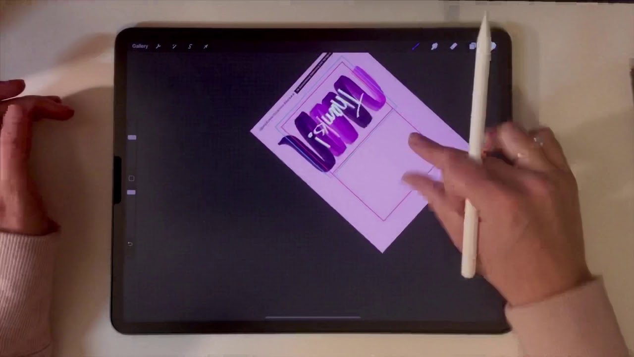 How to Make Folding Cards on Your Ipad with Procreate - YouTube