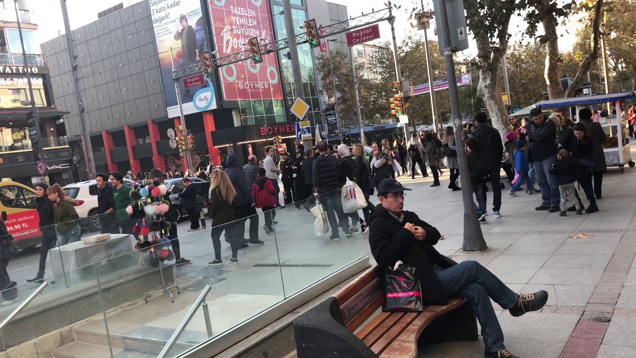 Walking Istanbul: Bagdat Avenue day time 4K - YouTube